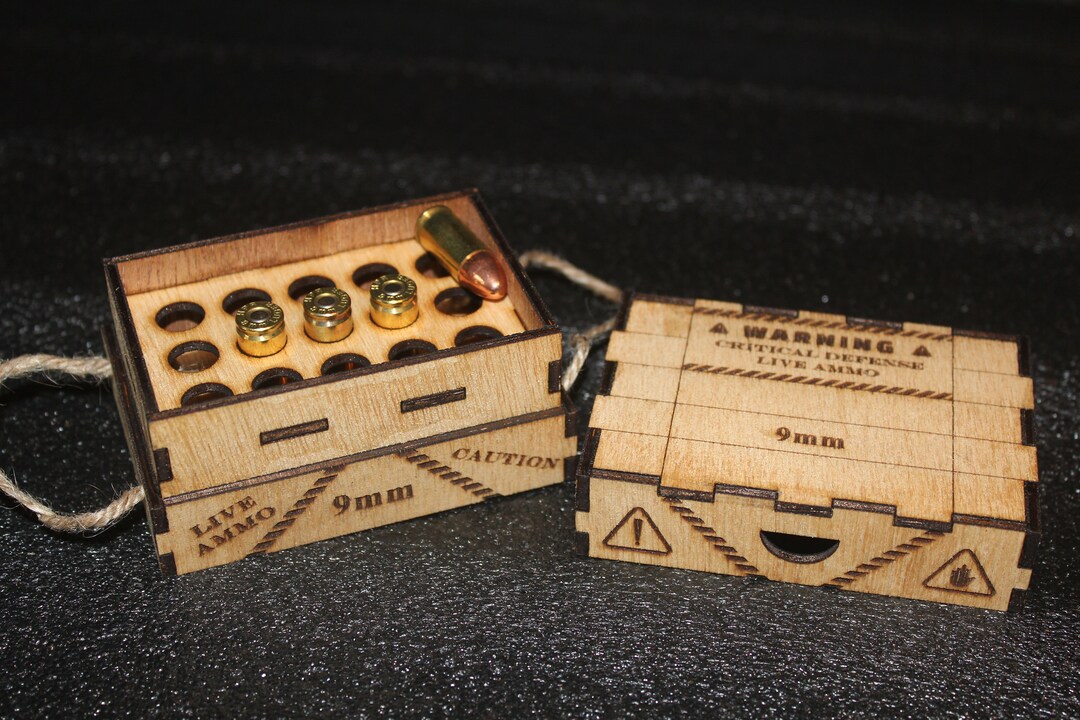 9 Mm Ammo Crate 9mm Ammo Box - Etsy
