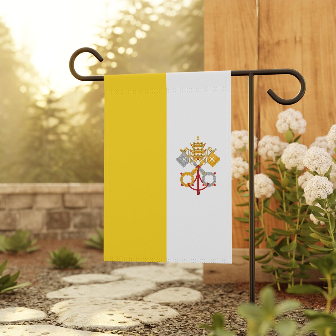 Papal Flag - Garden Banner - Etsy