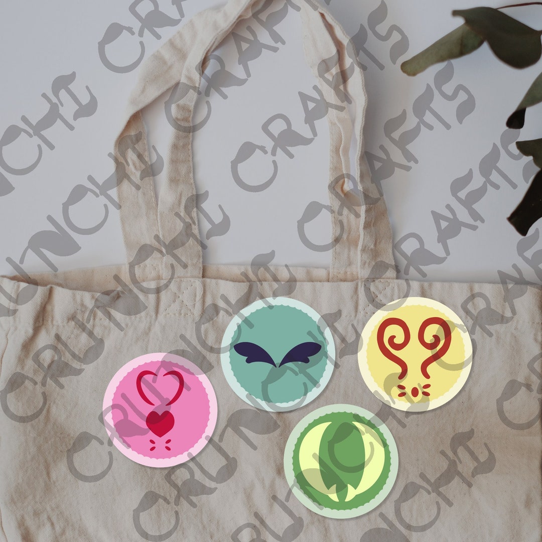 1 INCH BUTTON BADGE, Mew Mew Power Tokyo Mew Mew, Cutie Mark Button ...