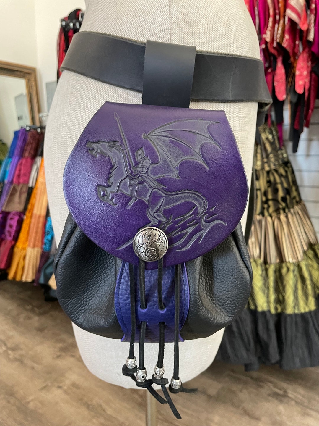 Dragon Knight Belt Pouch - Etsy