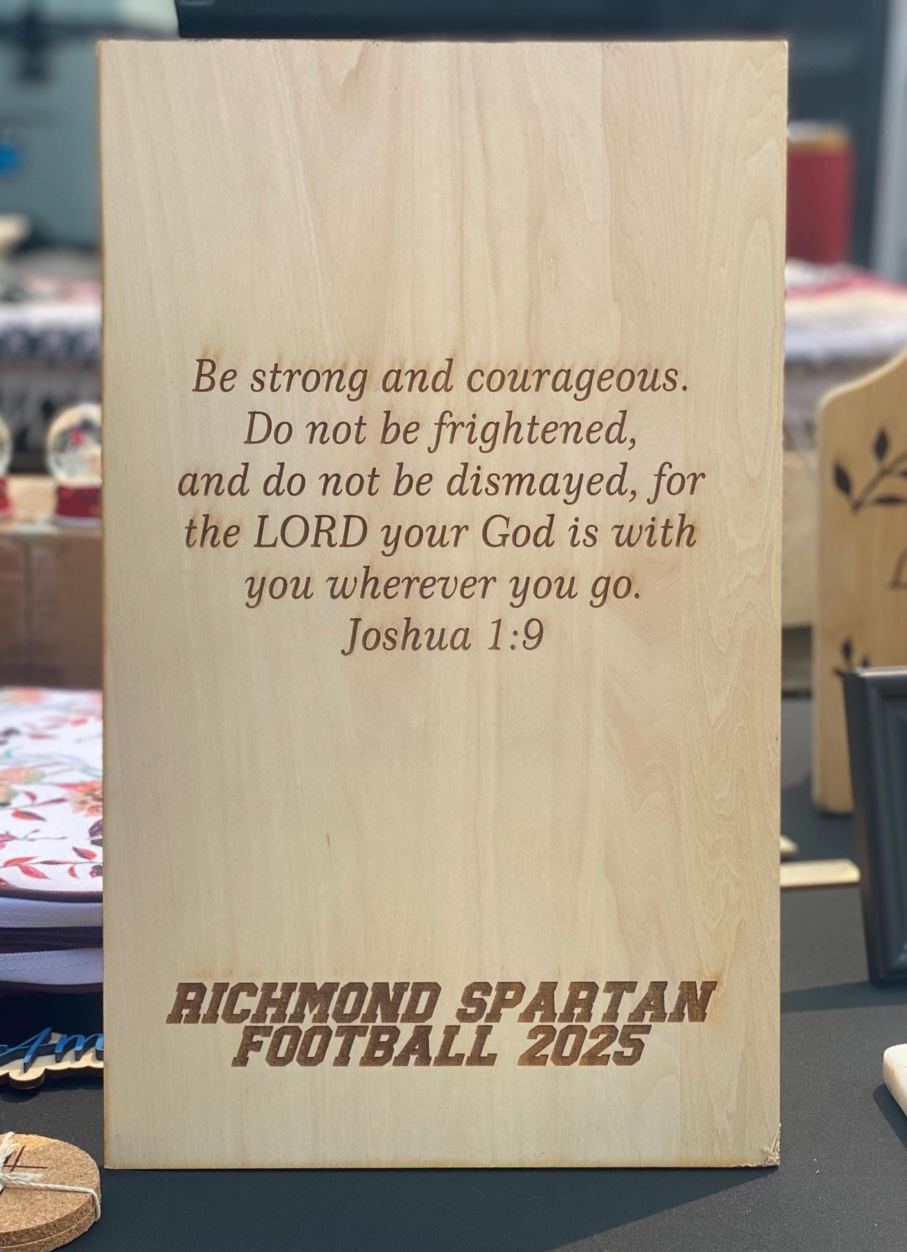 Custom Personalized Football Player Sign | Team Spirit Gift | High ...