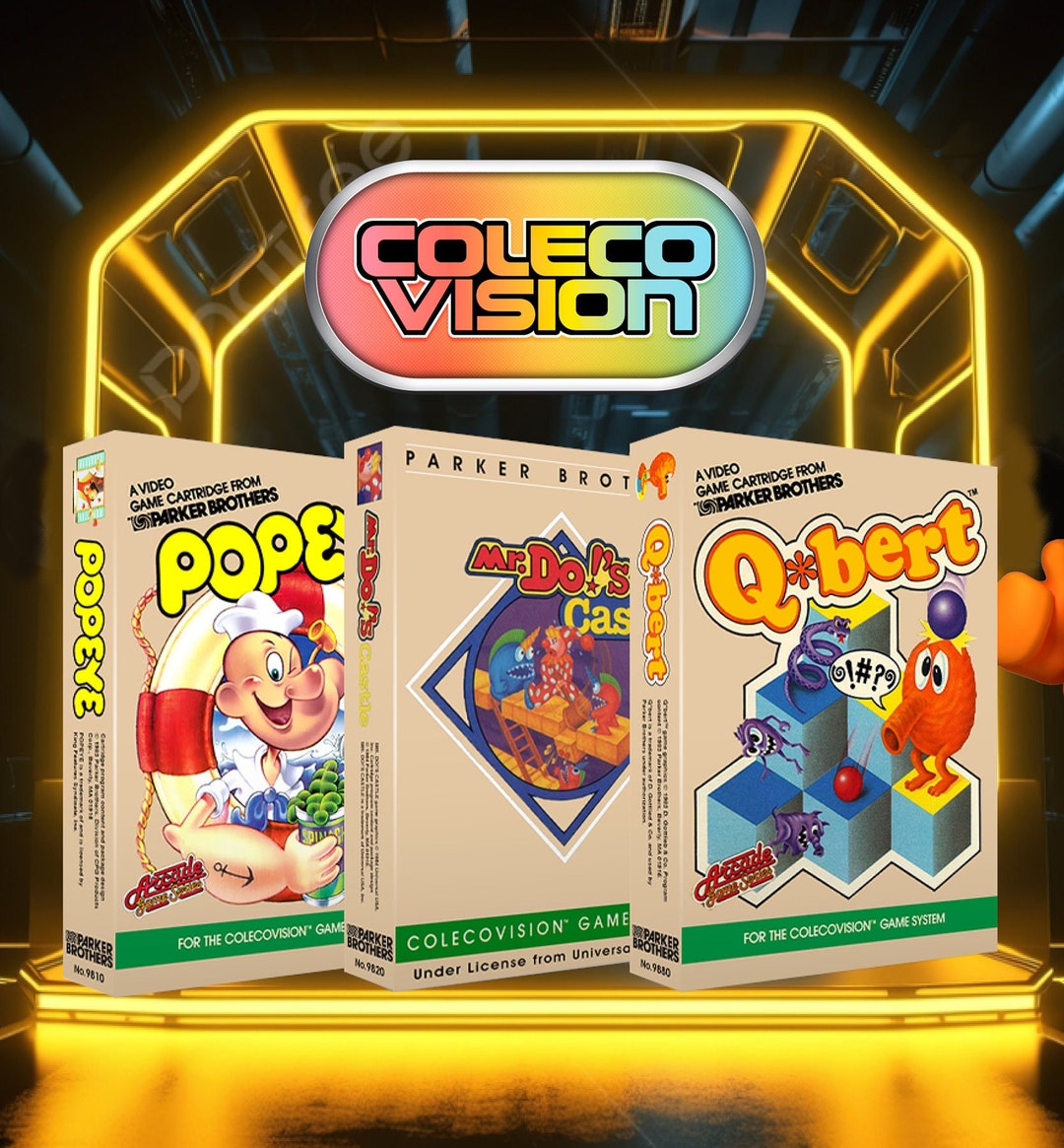 Retro Colecovision 1982 Coleco Vision Custom Replacement Reproduction ...