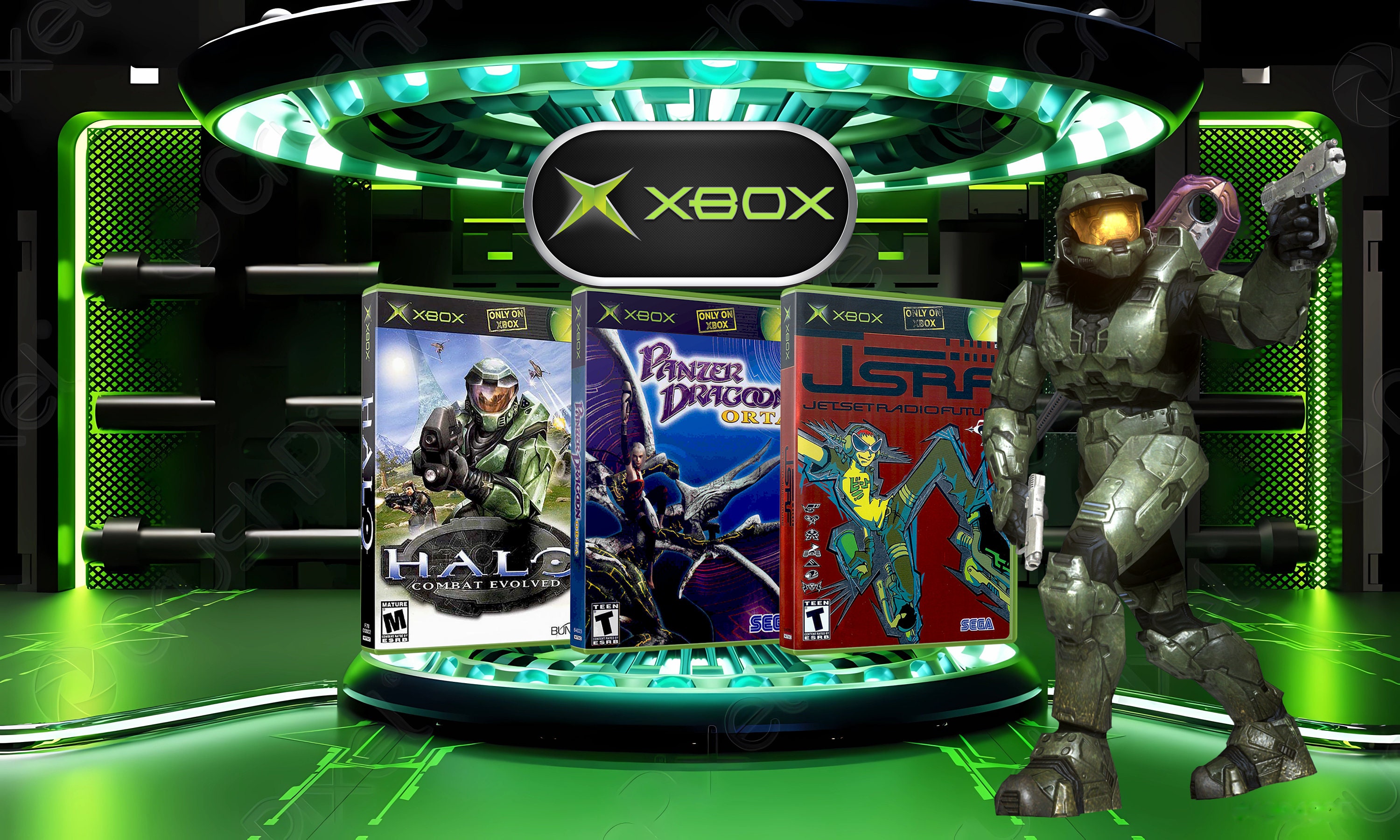 Microsoft 2001 Xbox original Xbox Custom Replacement Reproduction ...