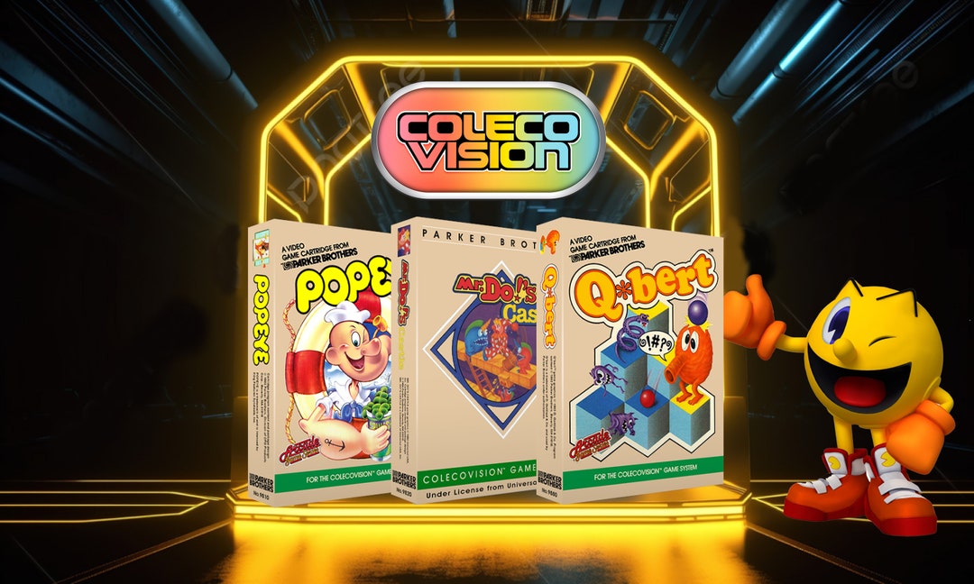 Retro Colecovision 1982 Coleco Vision Custom Replacement Reproduction ...