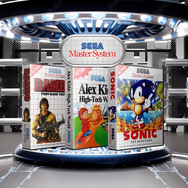 Sega Master System Case - Etsy