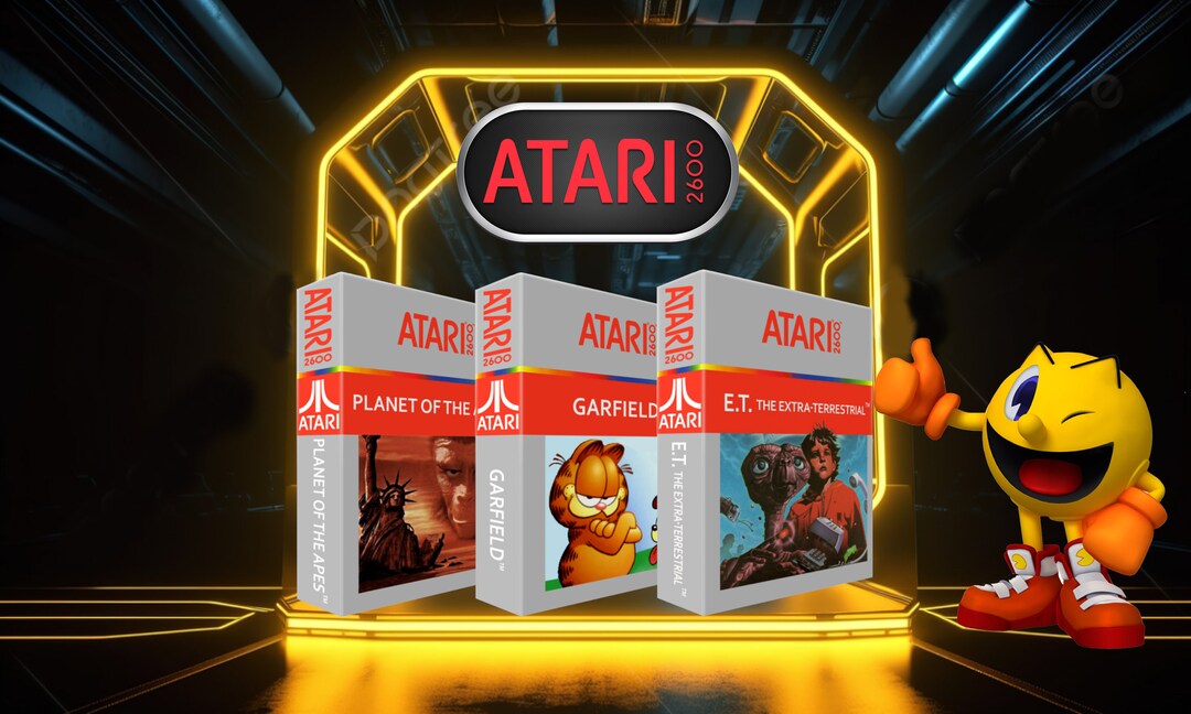 Atari 1977 2600 atari 2600 Custom Replacement Reproduction Covers ...