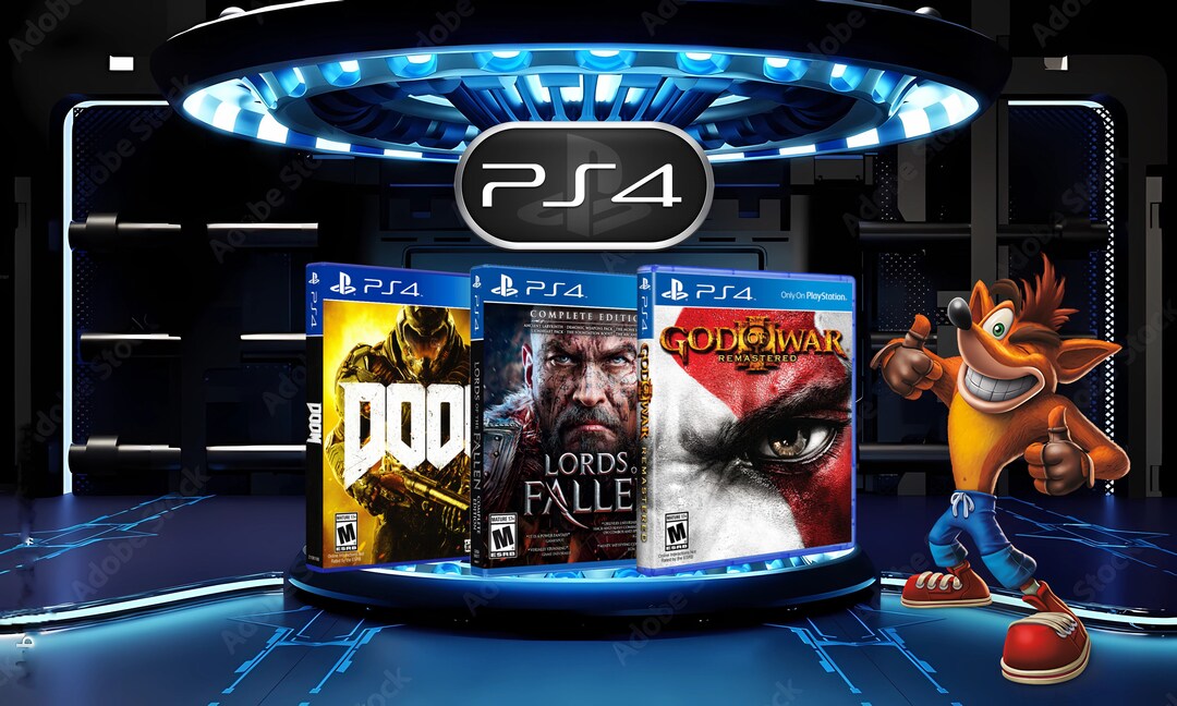 Sony 2013 Playstation 4 PS4 Custom Replacement Reproduction Covers ...