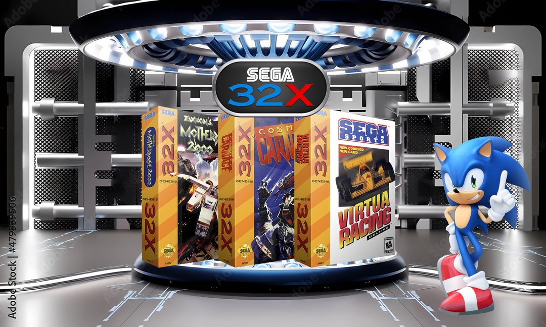 Sega 1994 32X Custom Replacement Reproduction Covers artwork Only No ...