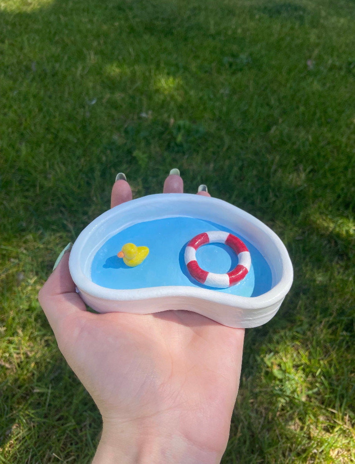 Duck Pool Clay Tray | Handmade - Etsy