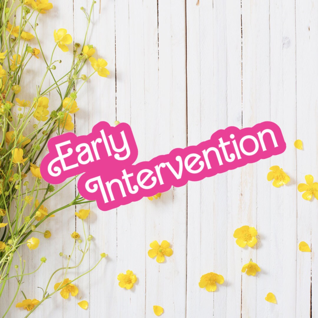 Early Intervention Barbie Sticker - Etsy