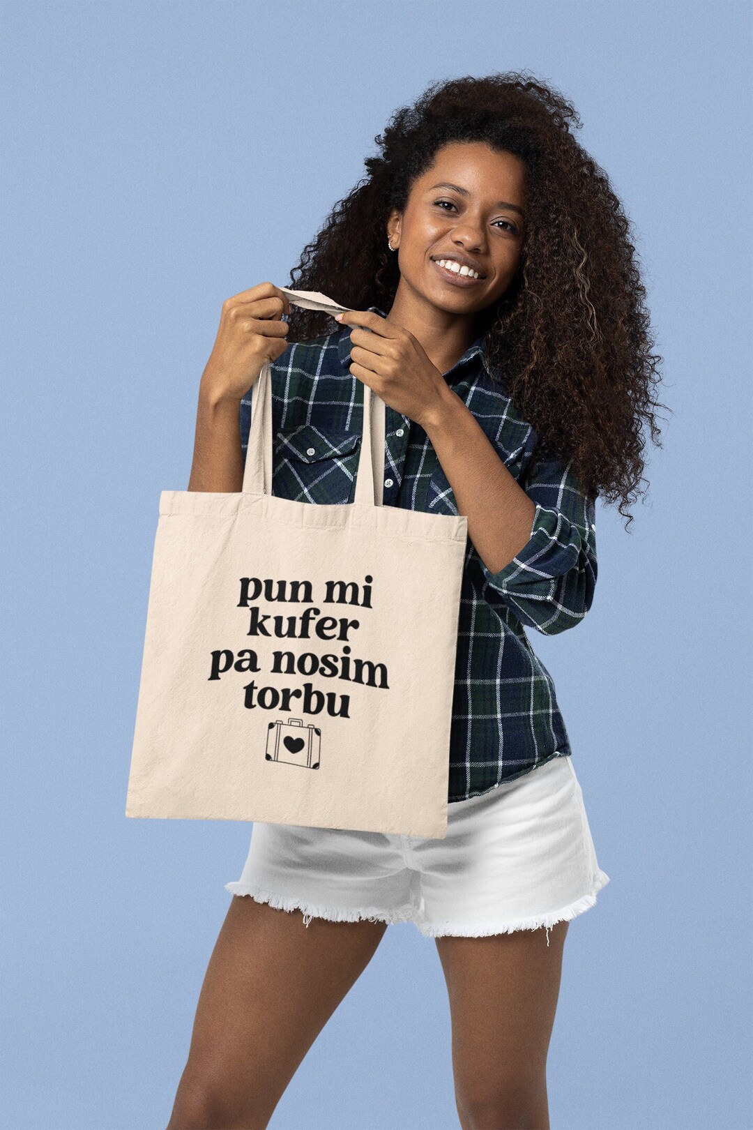 Pun Mi Kufer Pa Nosim Torbu Funny Balkan Canvas Tote Bag, Gift for Her ...