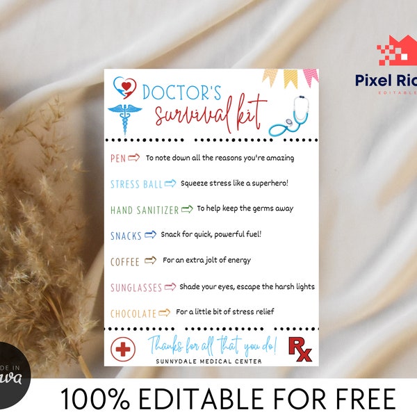 Doctor Survival Kit - Etsy