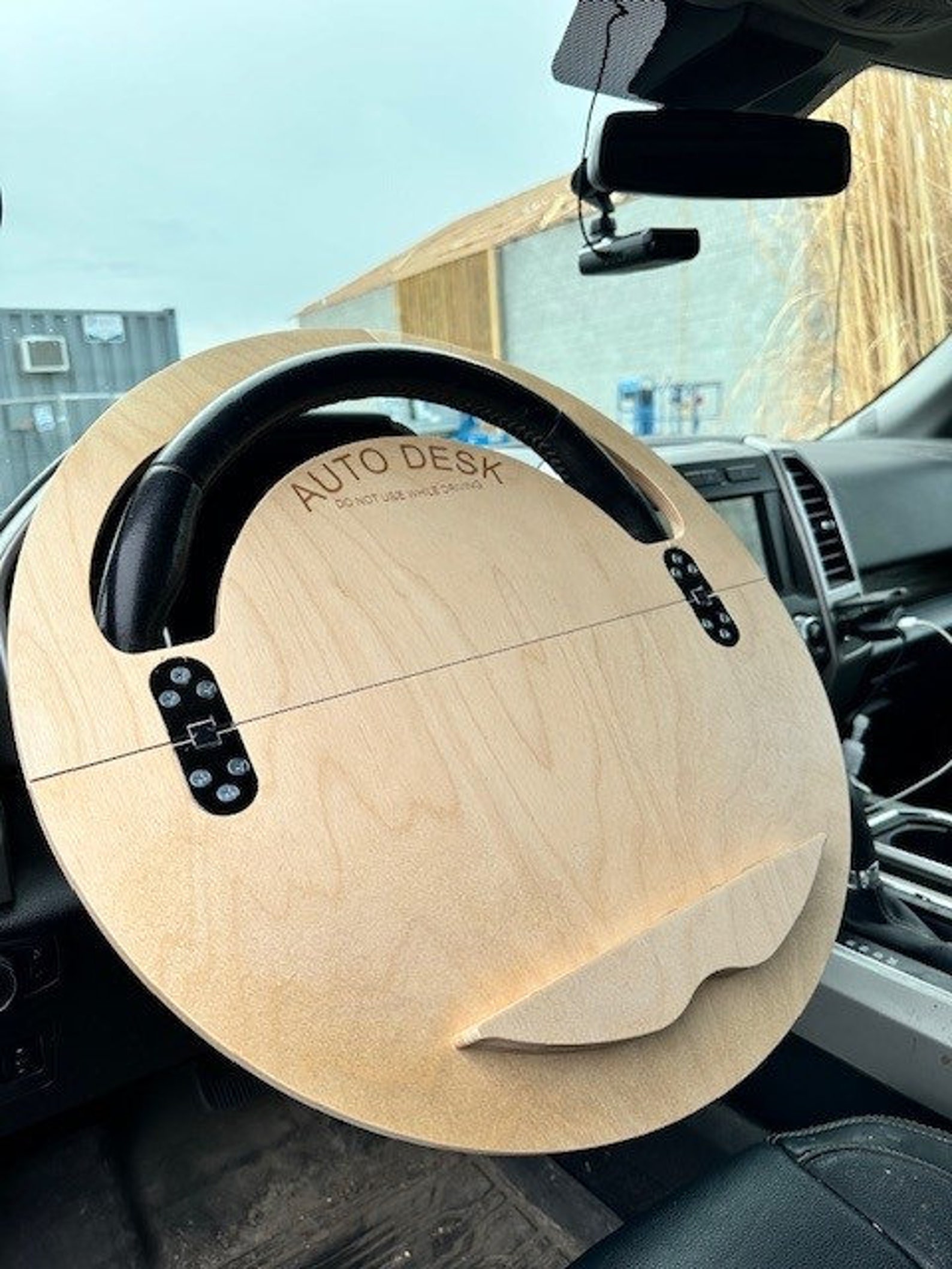 Storable Compact Steering Wheel Auto Desk Computer Platform Tray Table ...