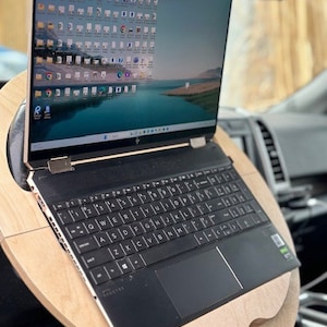 Storable Compact Steering Wheel Auto Desk Computer Platform Tray Table ...