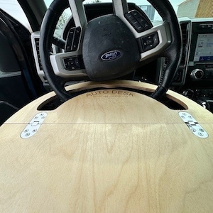 Storable Compact Steering Wheel Auto Desk Computer Platform Tray Table ...