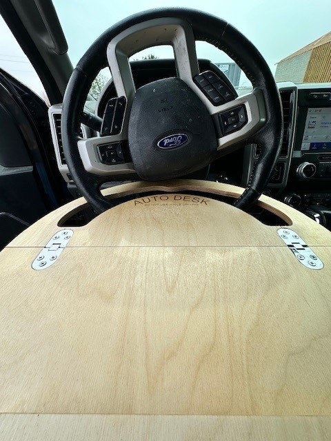 Storable Compact Steering Wheel Auto Desk Computer Platform Tray Table ...