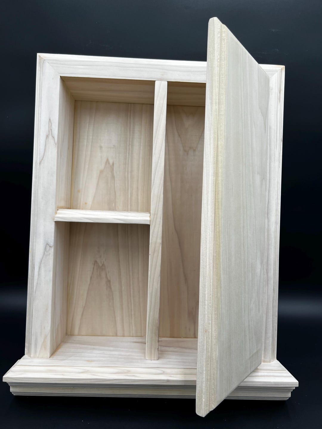 Handcrafted Customizable Wooden Recessed Wall Niche/ Display Nook ...