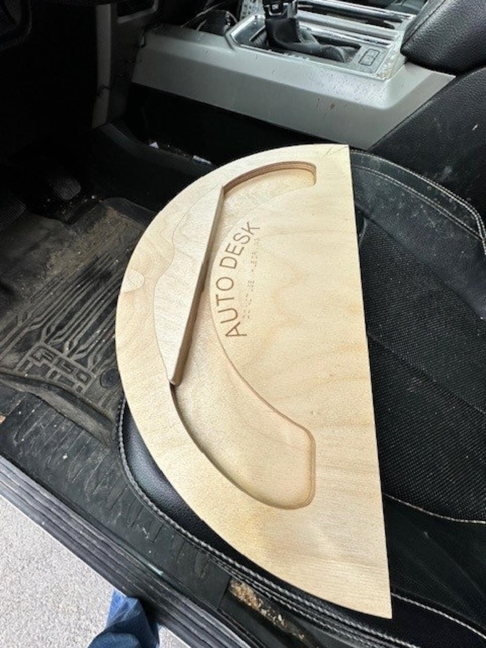 Storable Compact Steering Wheel Auto Desk Computer Platform Tray Table ...