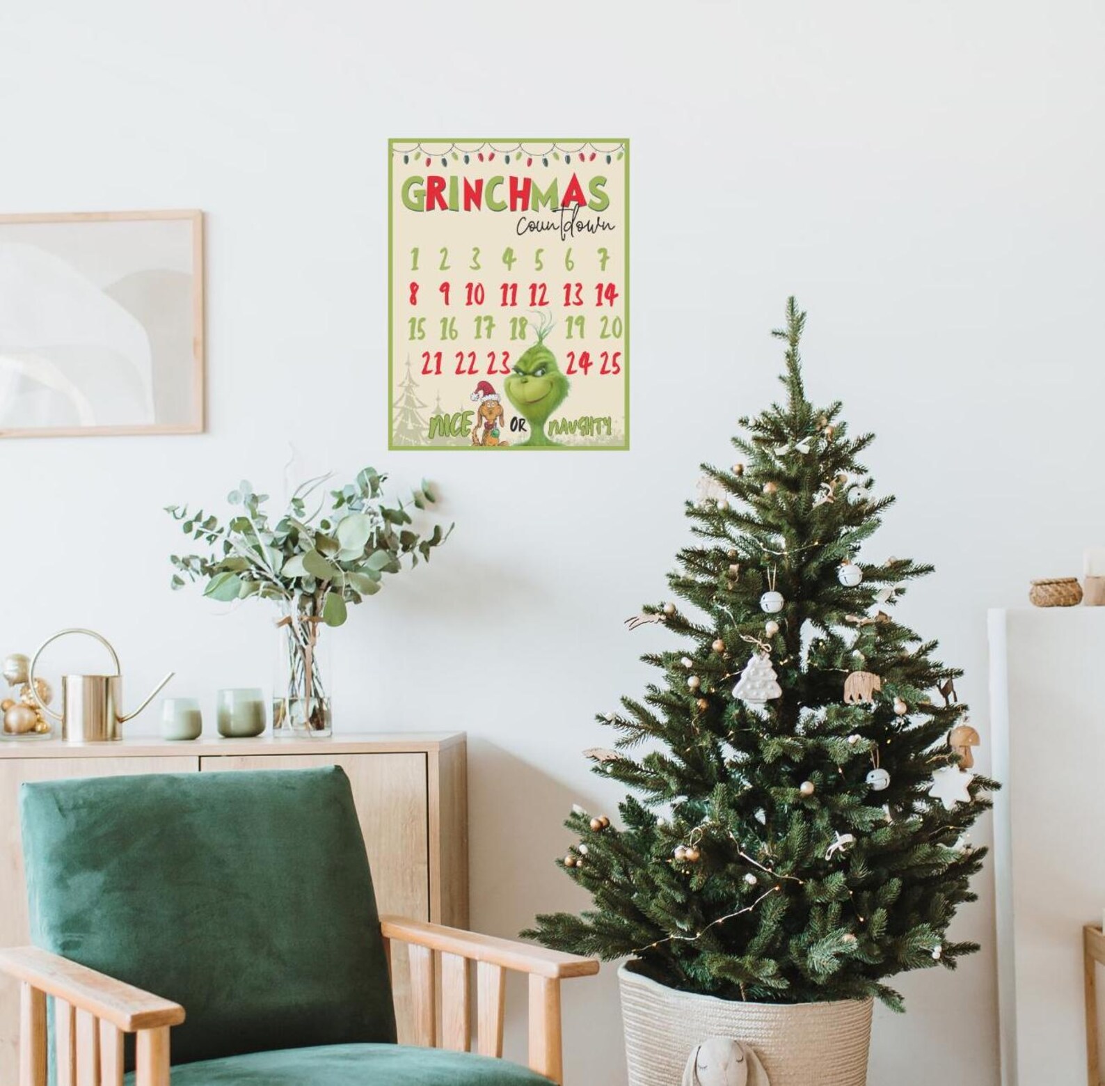 Christmas Countdown, Grinch Countdown,grinchmas Countdown, Christmas ...