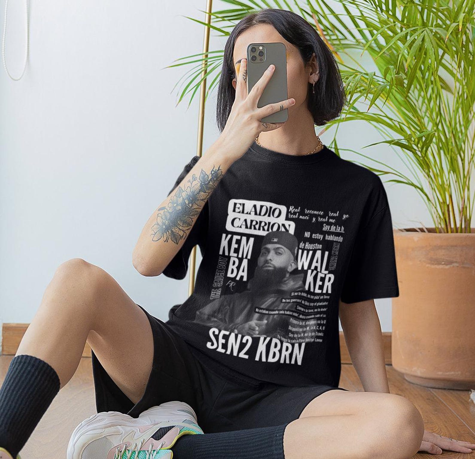 Eladio Carrión Shirt,sen2 KBRN Cloth,sauce Boy, Eladio Shirt,eladio ...