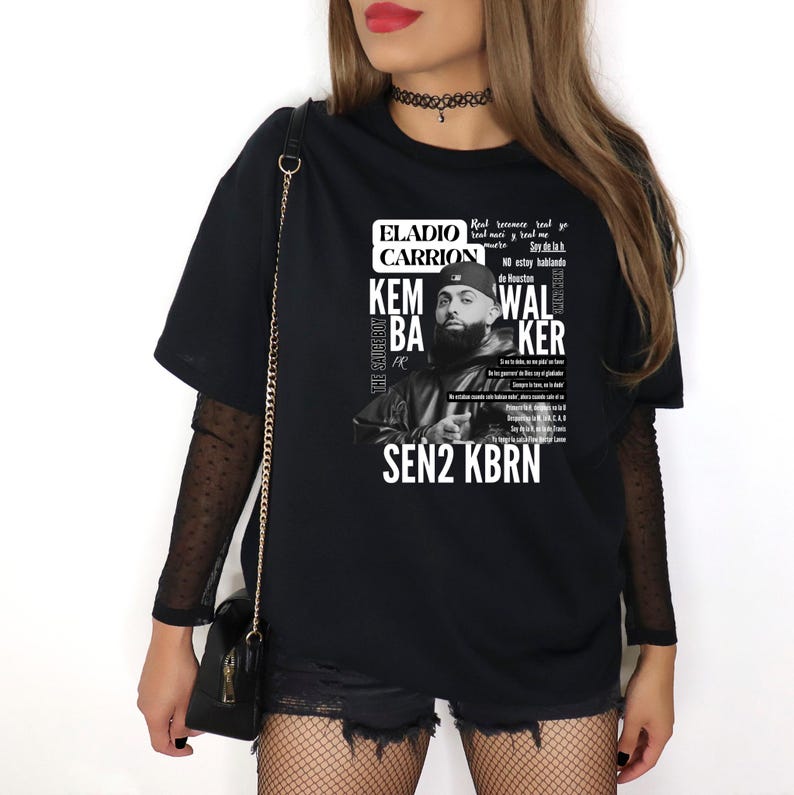 Eladio Carrión Shirt,sen2 KBRN Cloth,sauce Boy, Eladio Shirt,eladio ...