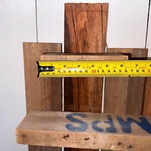 Triple Rustic Wooden Pallet Wall Floating Shelf Farmhouse Style ...