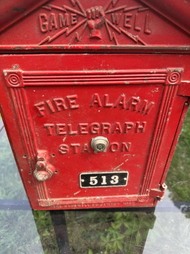 Antique Game Well Fire Alarm Telegraph Box - Etsy
