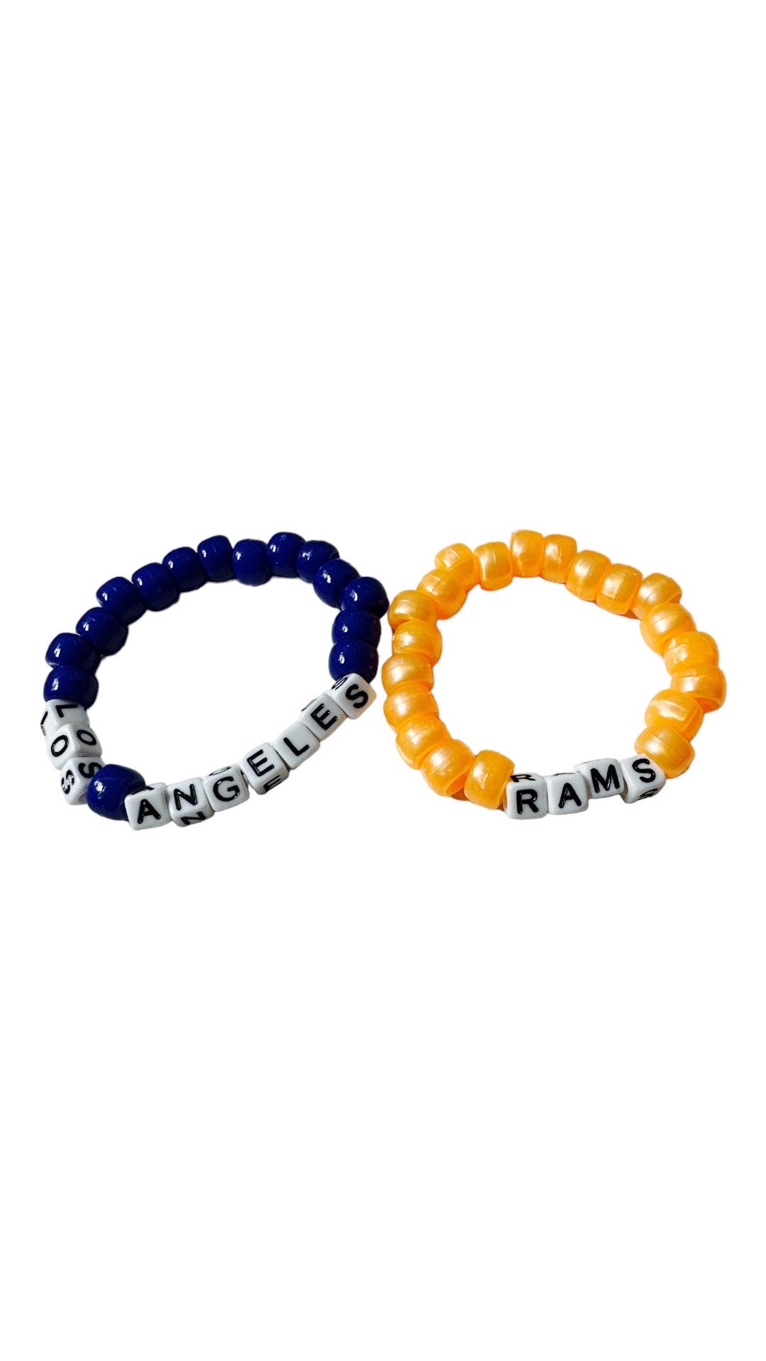 NFL Team Colors Kandi Beaded Bracelets - Etsy