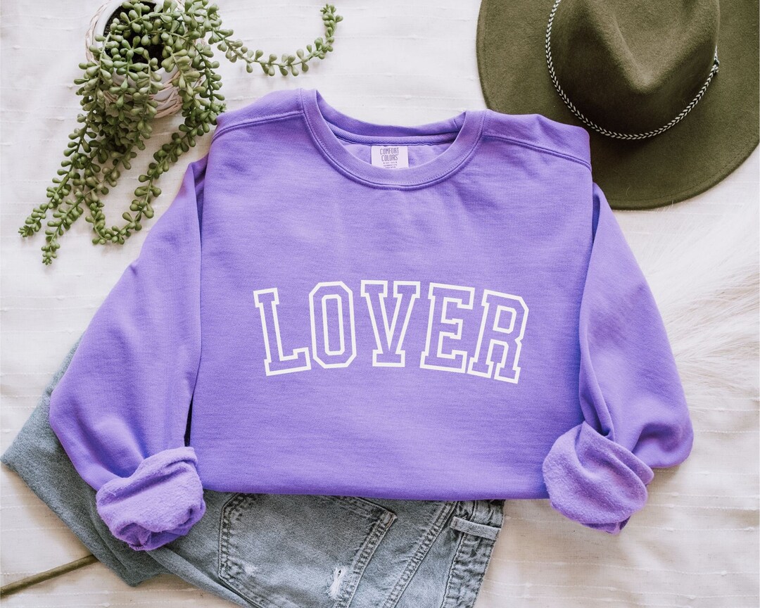 Lover Sweatshirt, Lover Album Sweatshirt, Comfort Colors Lover ...