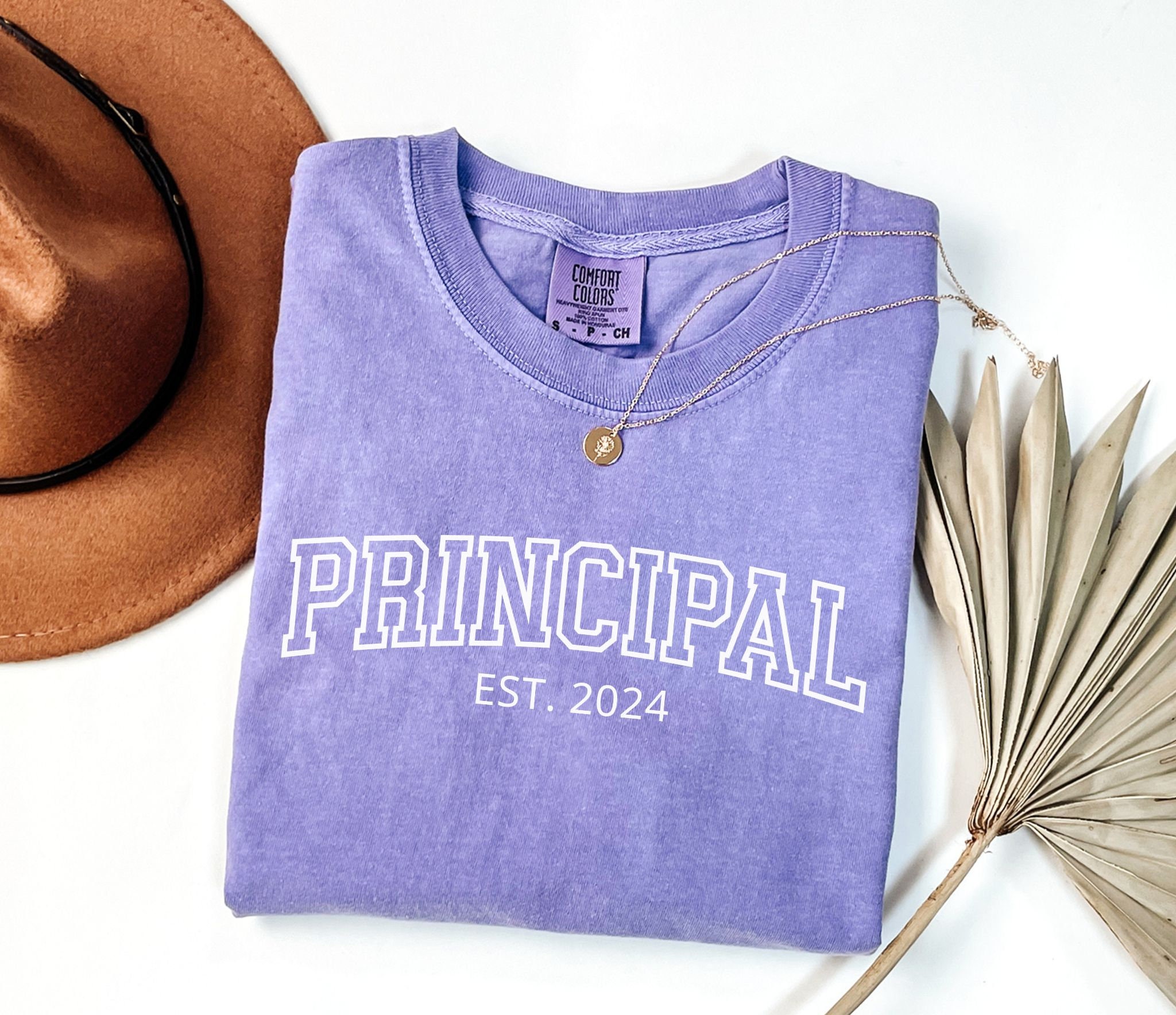 Principal Shirt, Comfort Colors, Custom Principal Shirt, Principal ...