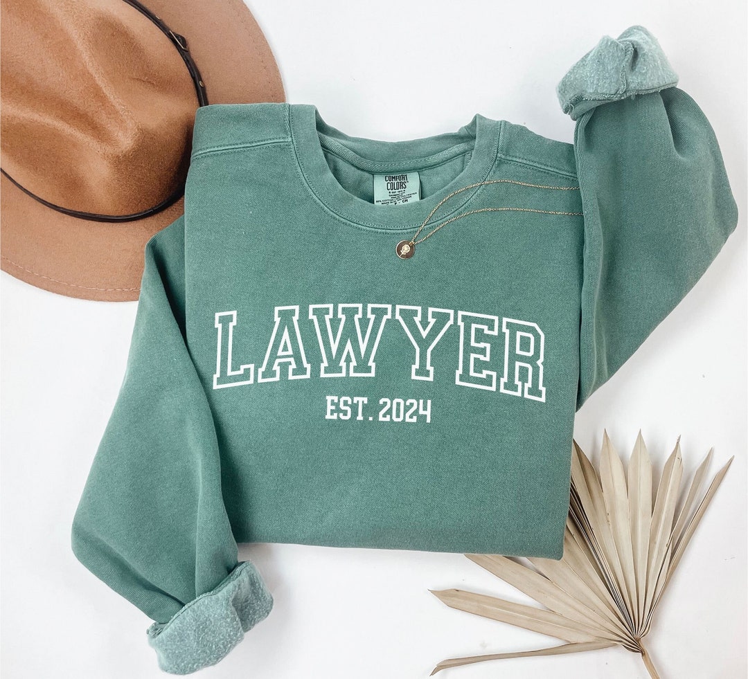Law Graduation Gift, New Lawyer Gift, Custom Lawyer Sweatshirt, Lawyer ...