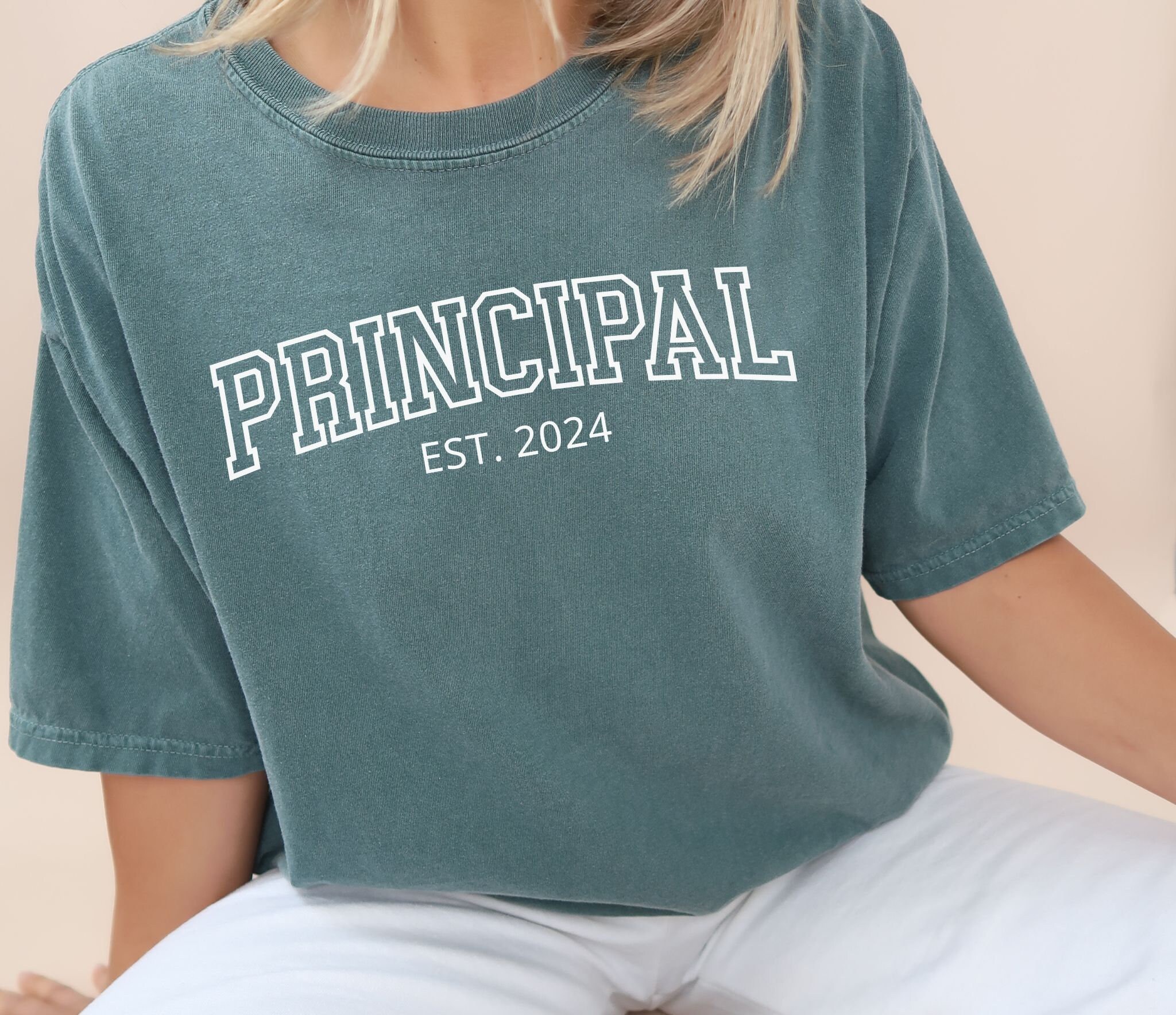 Principal Shirt, Comfort Colors, Custom Principal Shirt, Principal ...