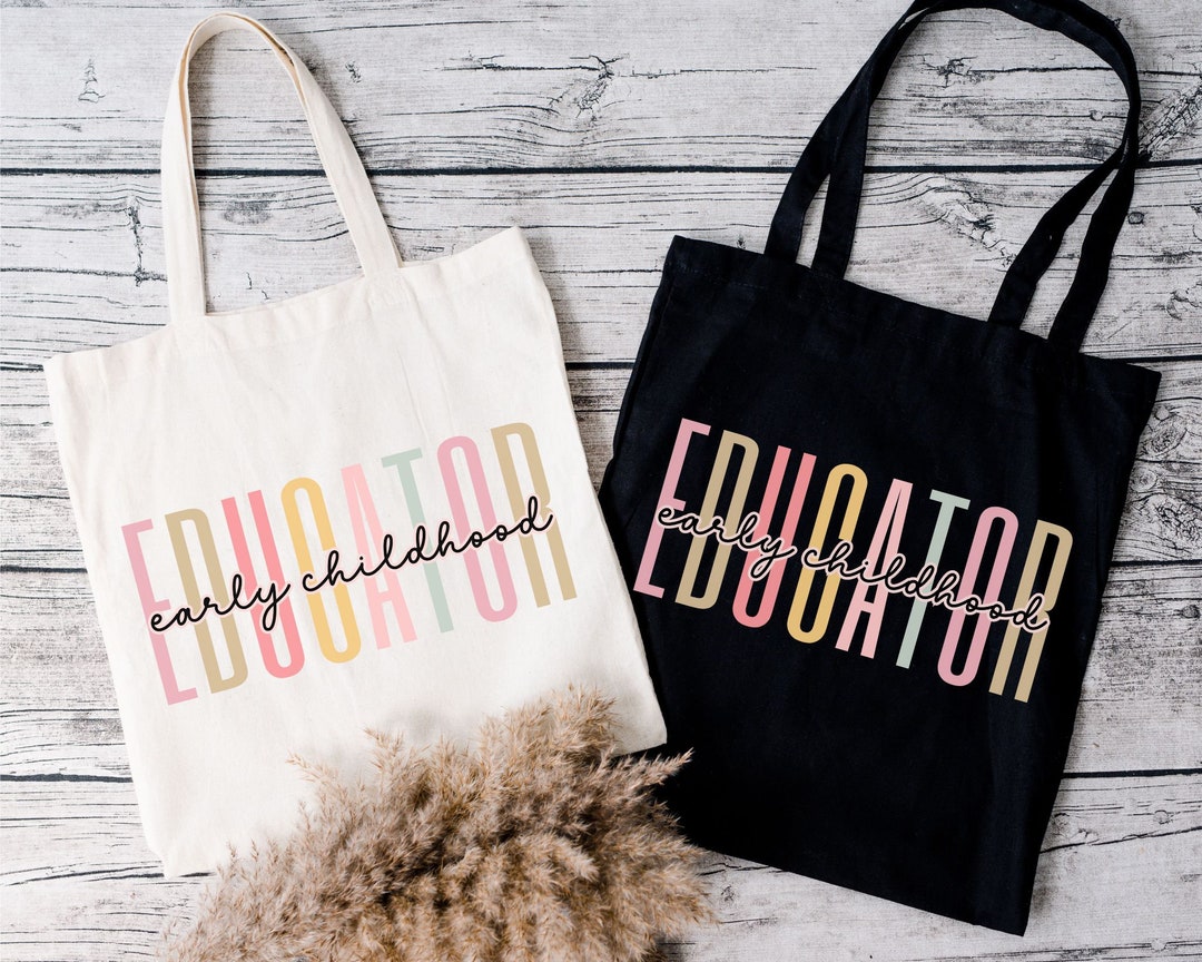 Early Childhood Educator Tote Bag, End of Year Gift, ECE Tote Bag ...