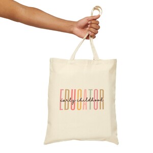 Early Childhood Educator Tote Bag, End of Year Gift, ECE Tote Bag ...
