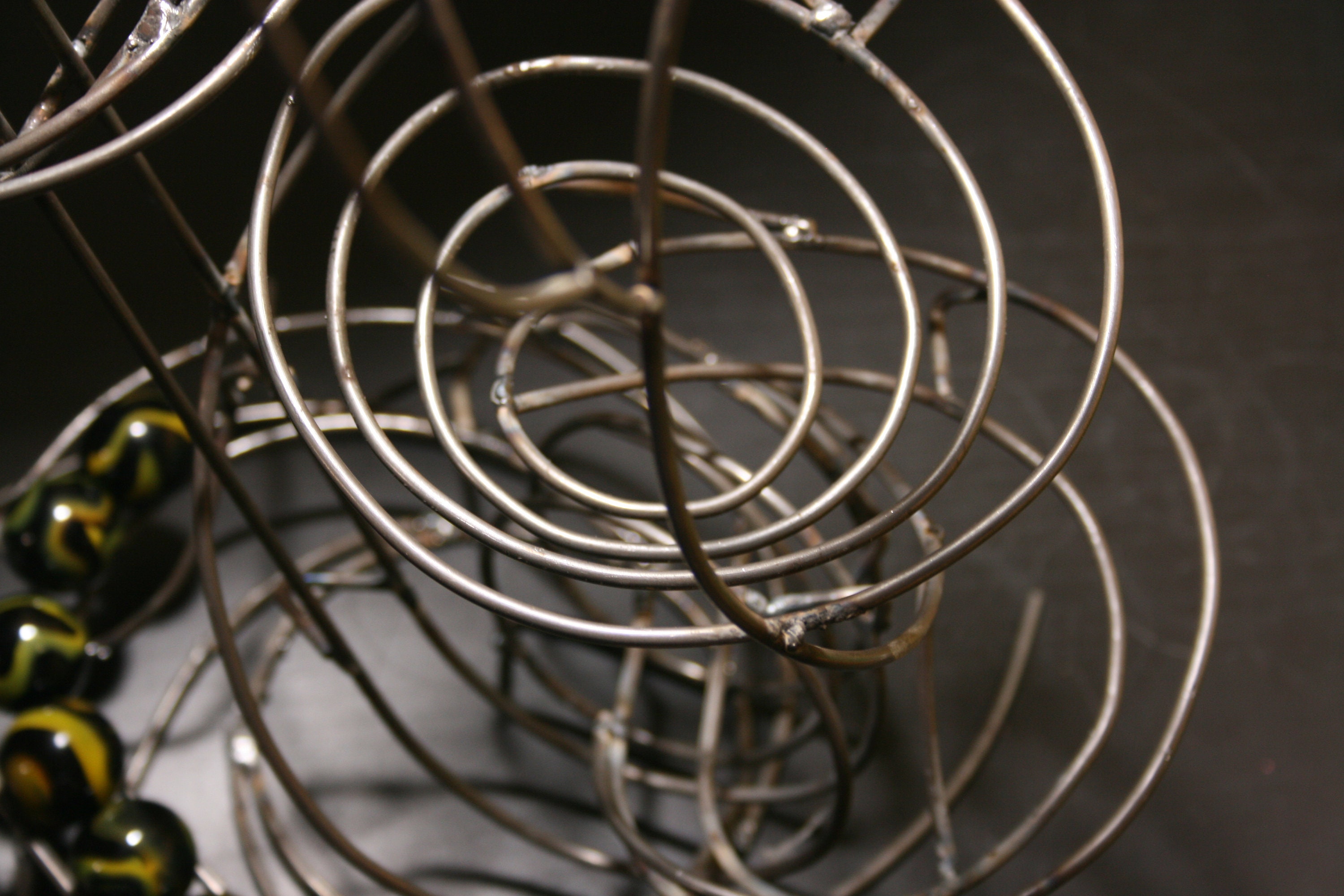 Hand Welded Metal Medium Sized Marble Run, Thick Steel Rolling Ball ...