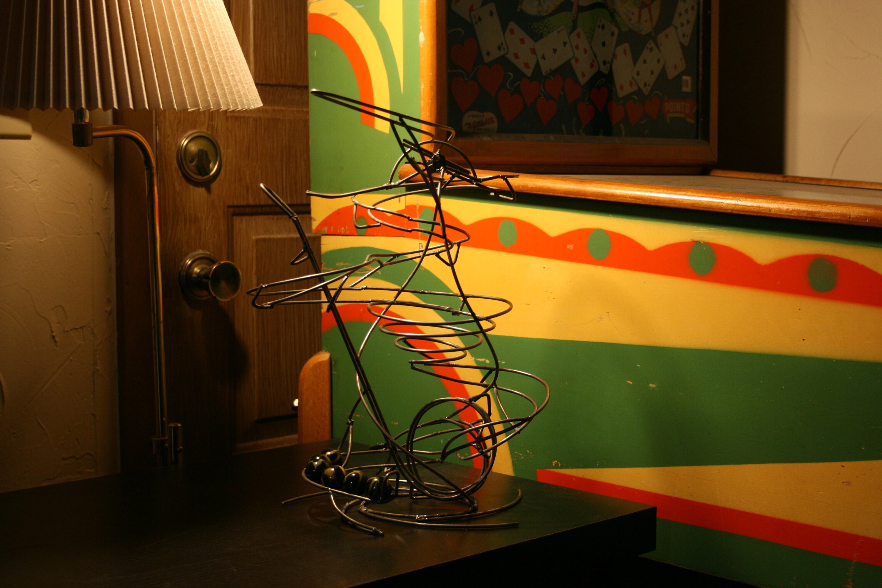 Hand Welded Metal Medium Sized Marble Run, Thick Steel Rolling Ball ...