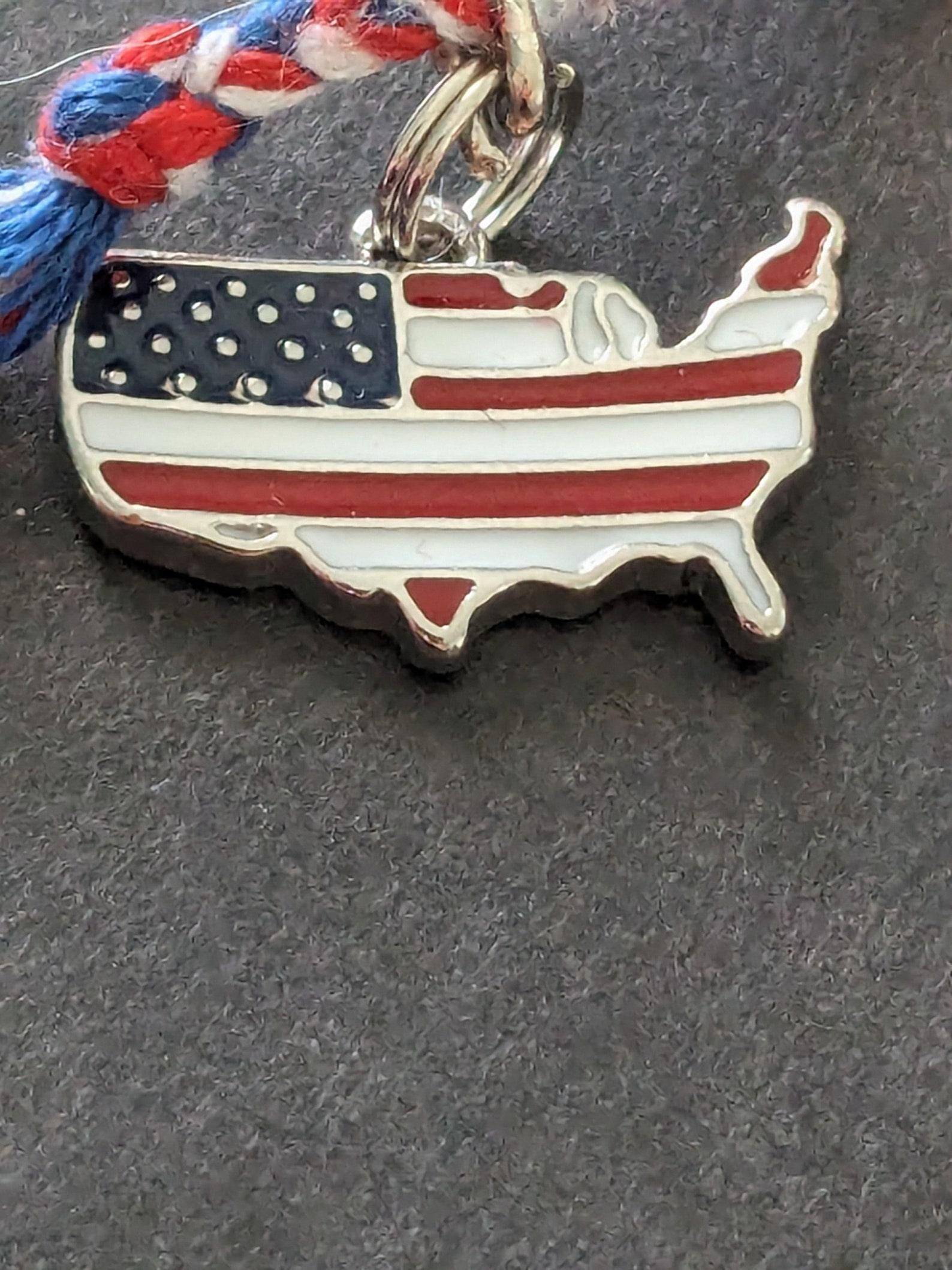 Embroidered Patriotic Bookmark: USA Charm, Handcrafted Gift - Etsy