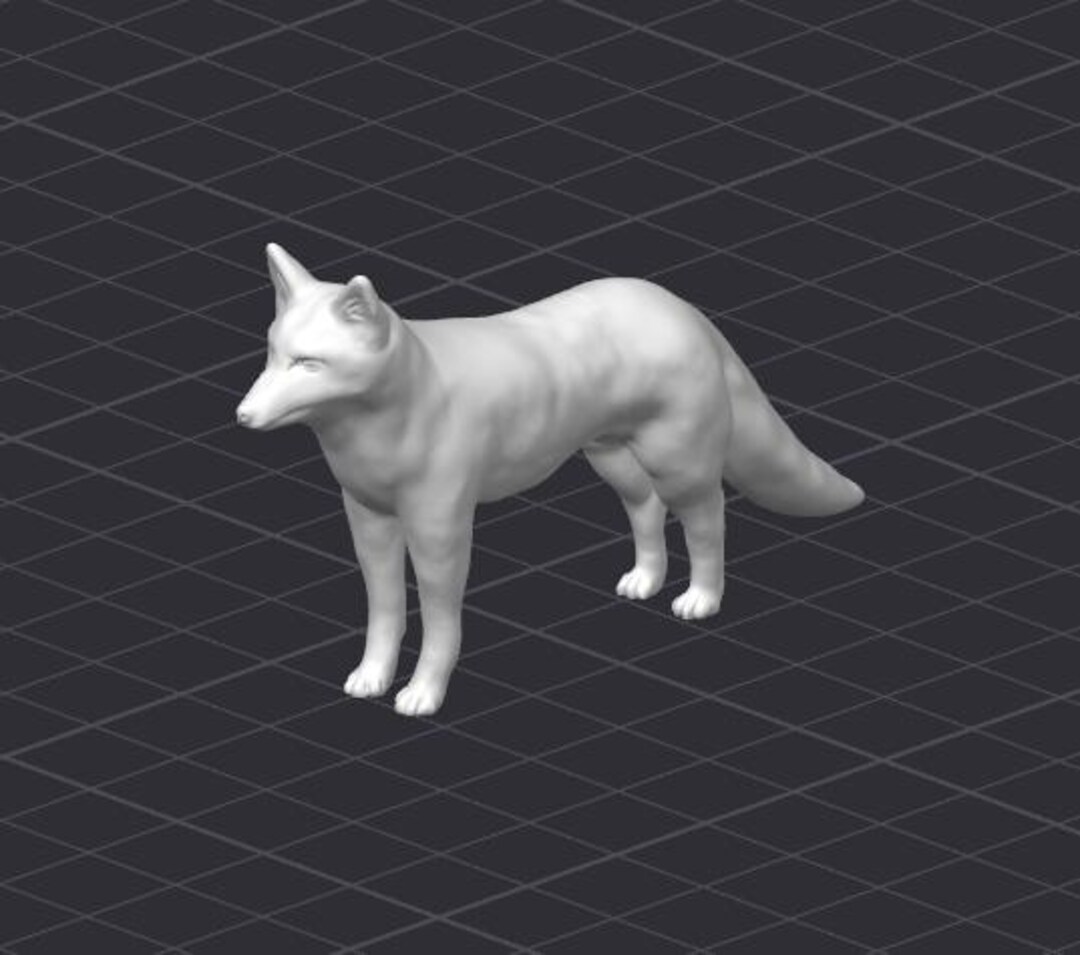 Fox STL 3D Printer File - Etsy