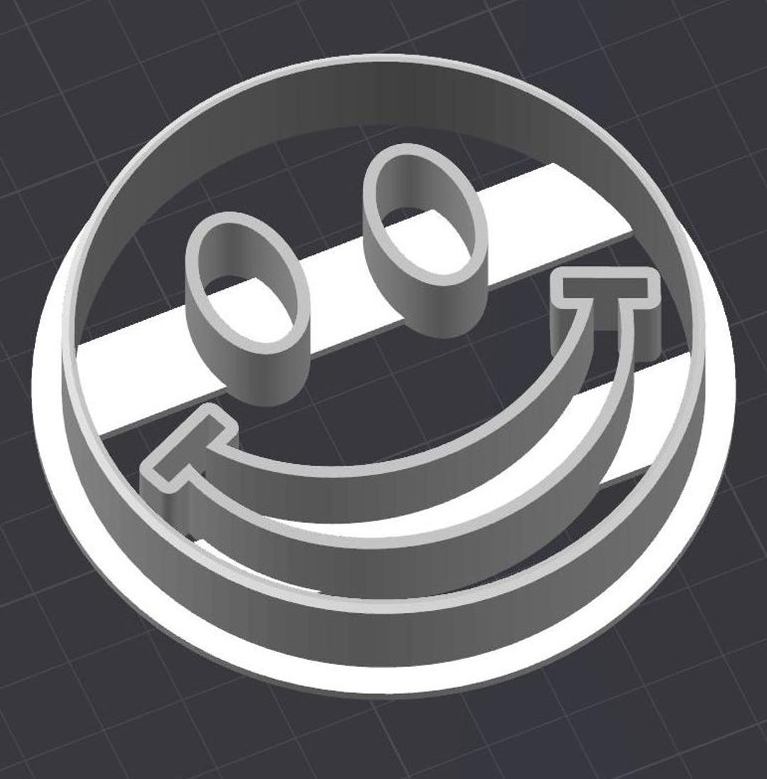 Smile Smiley Face Emoji Cookie Cutter STL 3D Printer File - Etsy