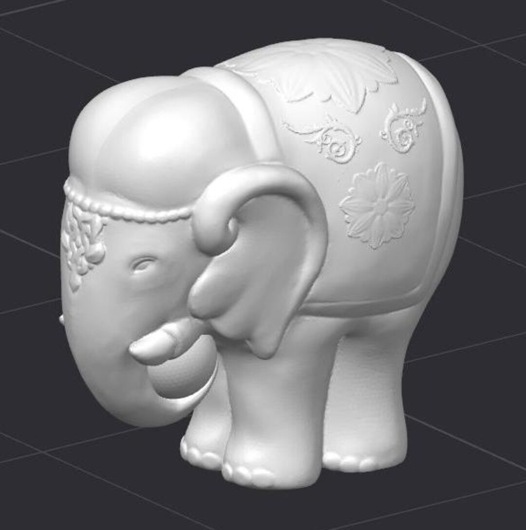 Elephant STL 3D Printer File - Etsy