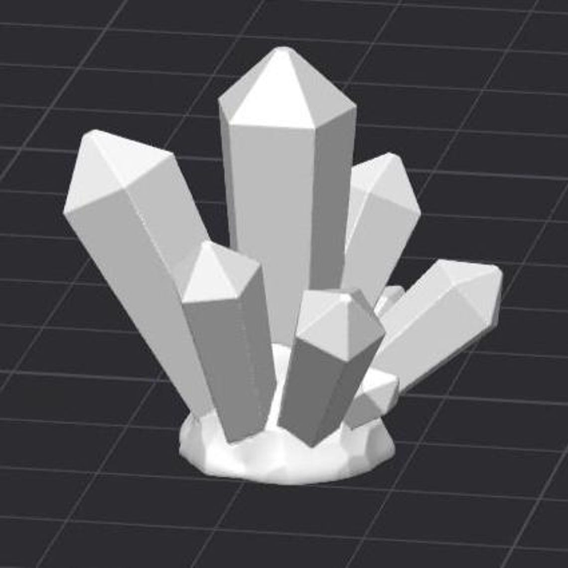 Crystal Cluster Quartz STL 3D Printer File - Etsy