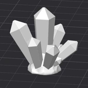 Crystal Cluster Quartz STL 3D Printer File - Etsy