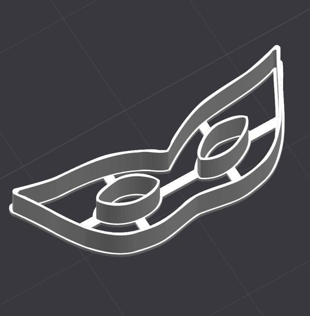 Masquerade Mask Eyes Cookie Cutter STL 3D Printer File - Etsy