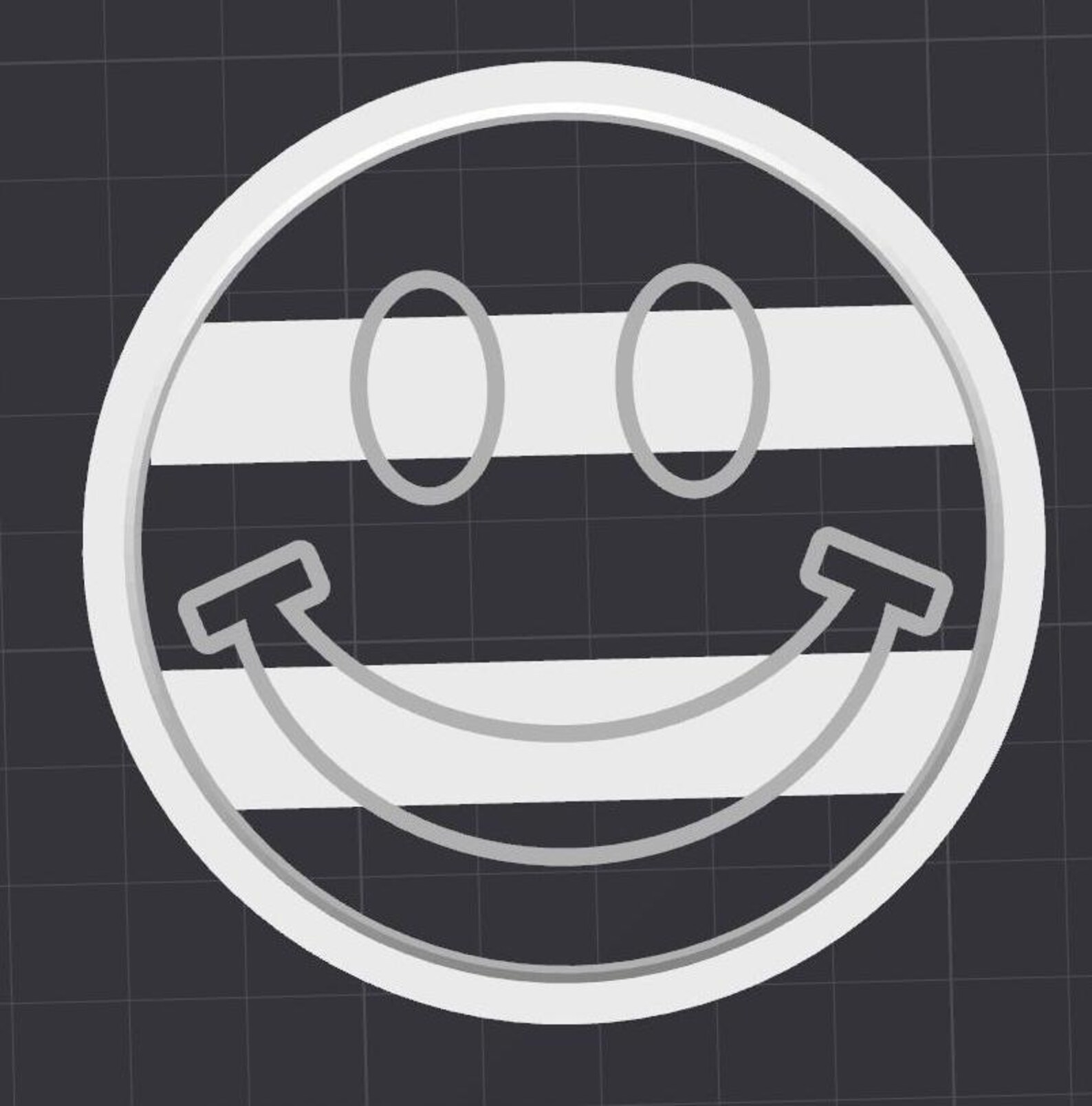 Smile Smiley Face Emoji Cookie Cutter STL 3D Printer File - Etsy