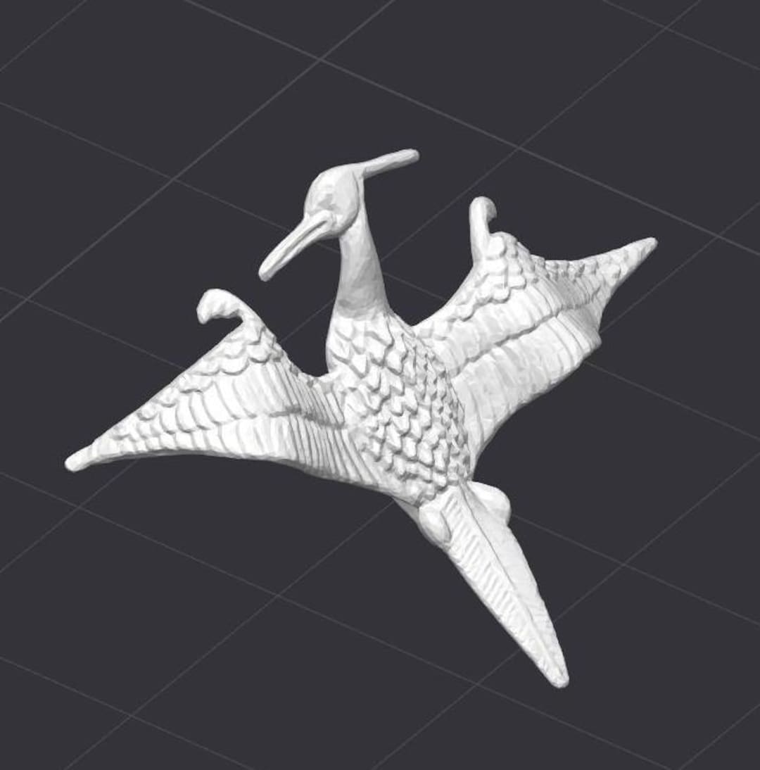 Pterodactyl Dinosaur STL 3D Printer File - Etsy