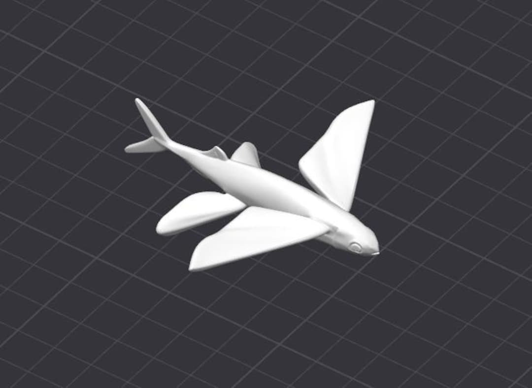 Flying Fish STL 3D Printer File - Etsy