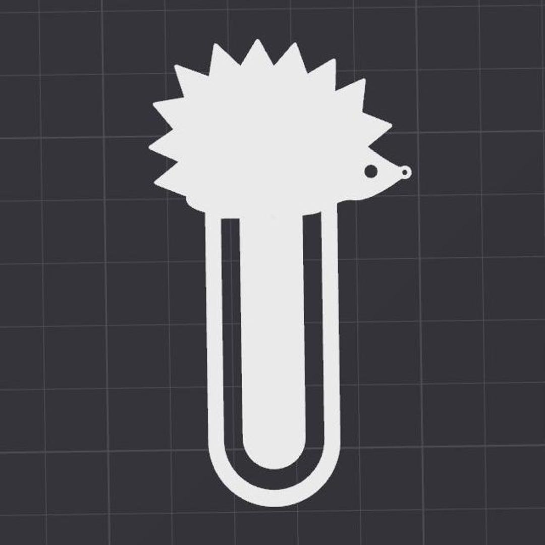 Hedgehog Book Mark STL 3D Printer File Hedge Hog - Etsy
