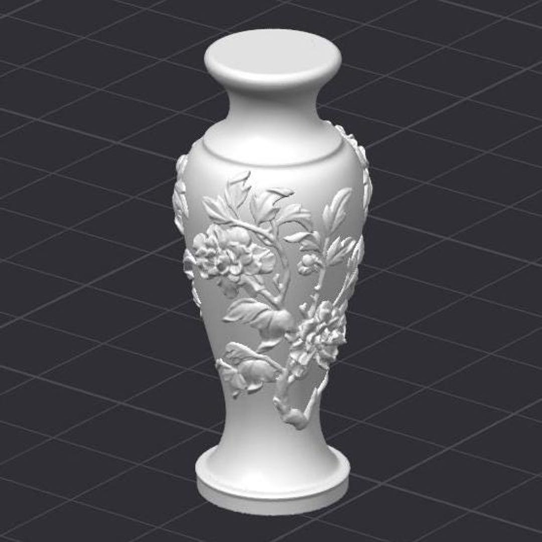 Peony Vase Flower Floral STL 3D Printer File - Etsy