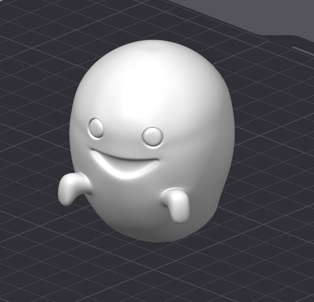 Ghost STL 3D Printer File Spooky Cartoon Funny Cute - Etsy