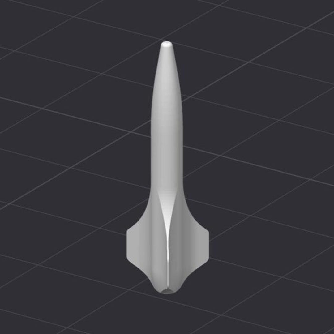 Rocket Missle Ship Space STL 3D Printer File - Etsy